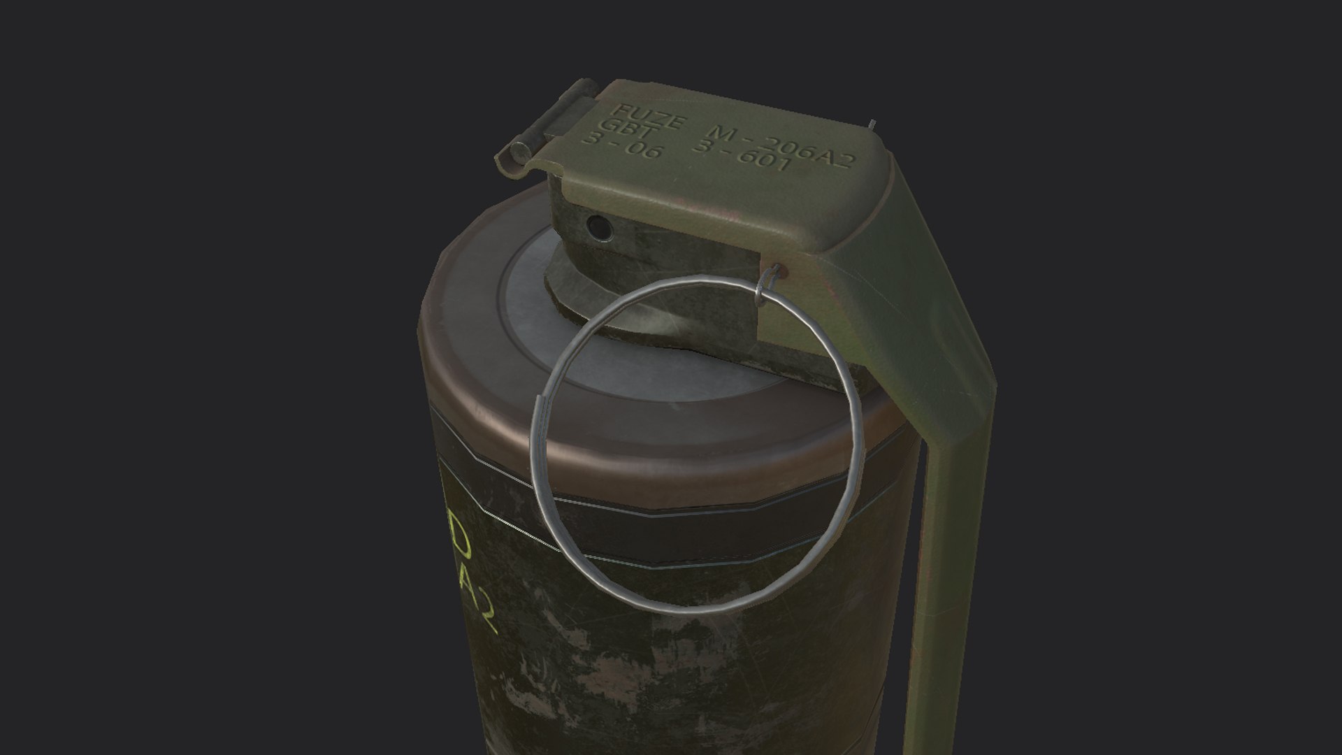 3D Frag Grenade MK3A2 - TurboSquid 2068486