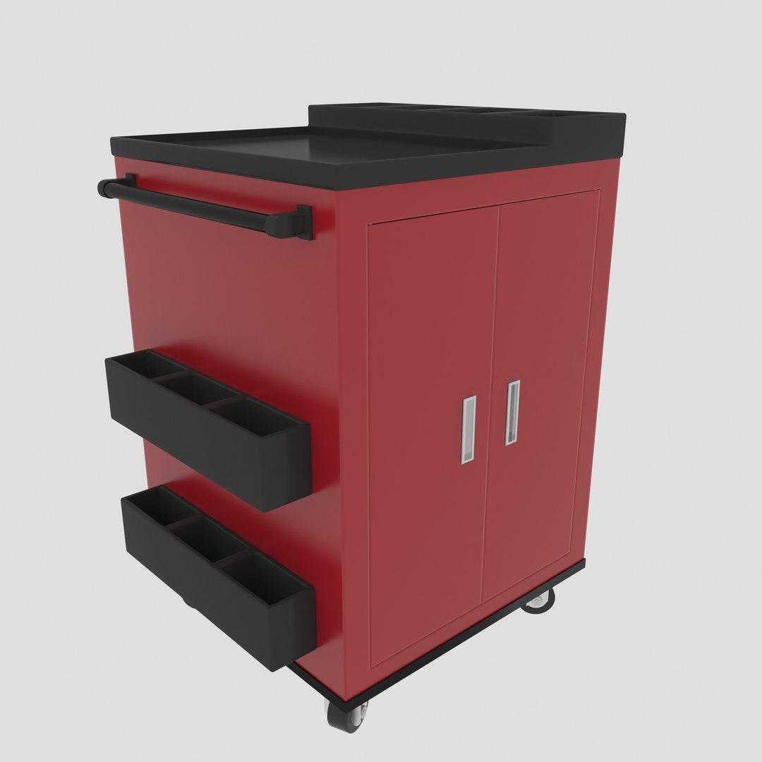 3D model workshop service trolley - TurboSquid 1463409