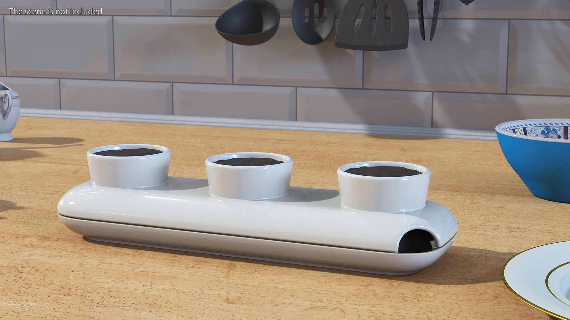 3D Stoneware Trio Pot Sagaform White Model - TurboSquid 2216618