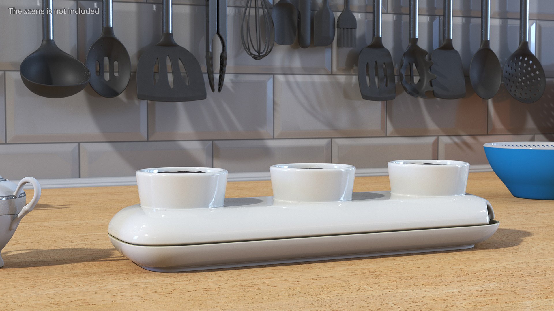 3D Stoneware Trio Pot Sagaform White Model - TurboSquid 2216618