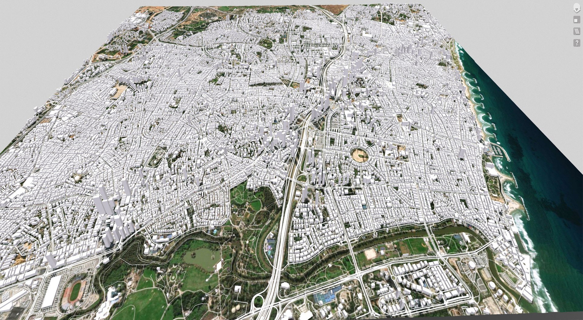 Cityscape Tel Aviv Israel Model - TurboSquid 2052366