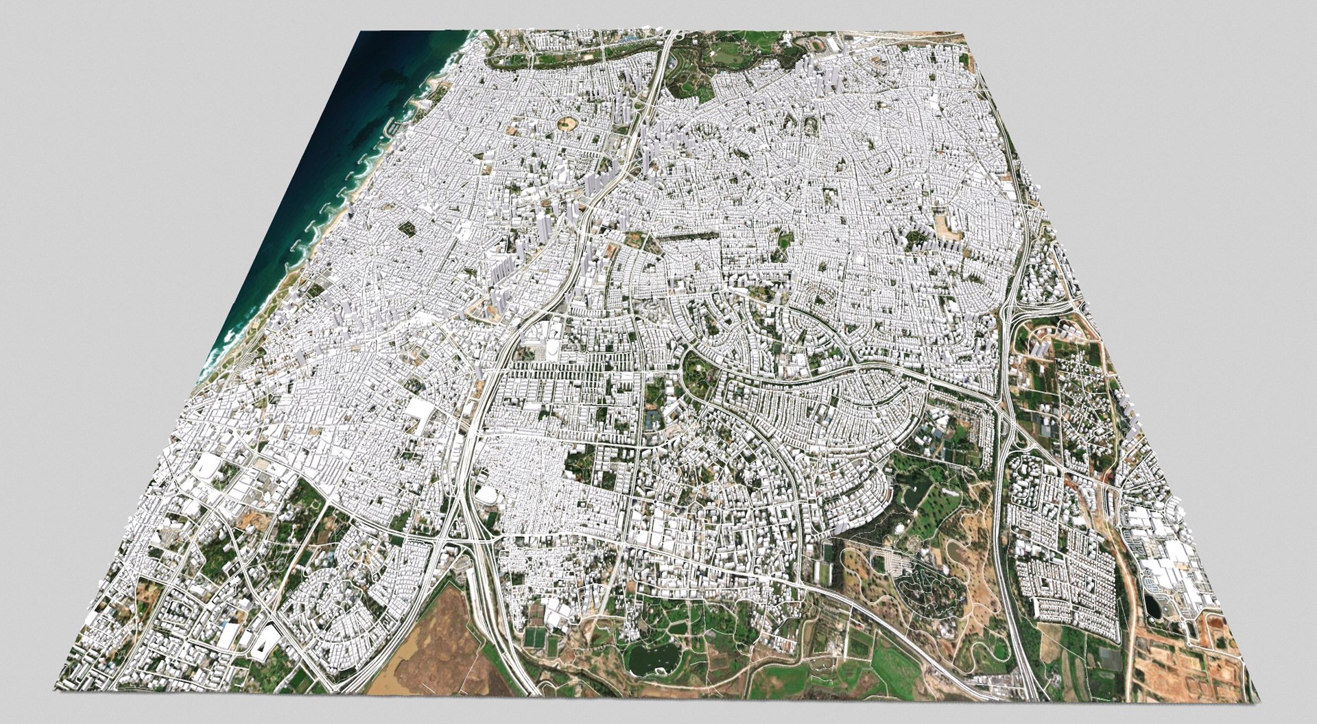 Cityscape Tel Aviv Israel Model - TurboSquid 2052366