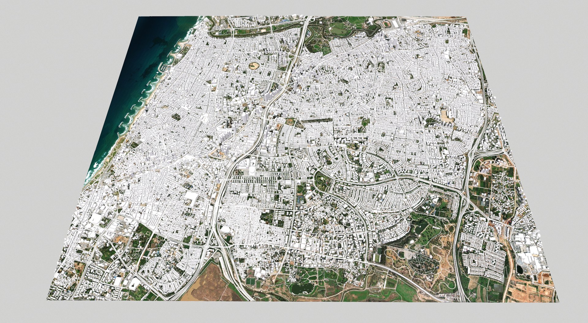 Cityscape Tel Aviv Israel Model - TurboSquid 2052366