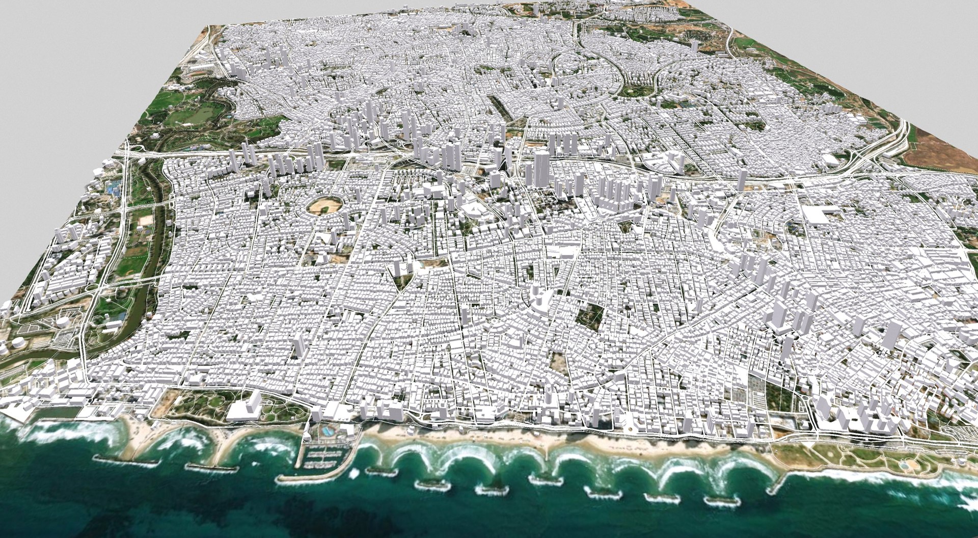 Cityscape Tel Aviv Israel Model - TurboSquid 2052366