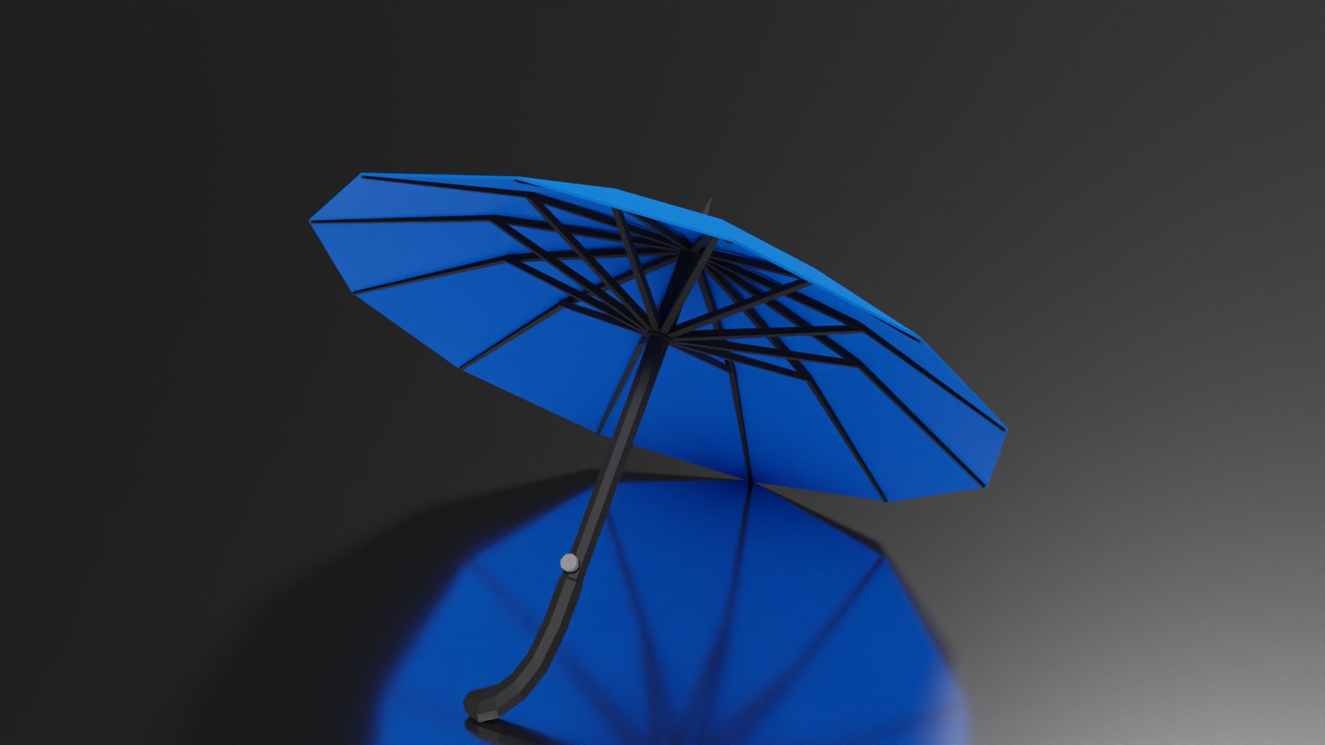 3D Lowpoly Umbrella Model - TurboSquid 1855075