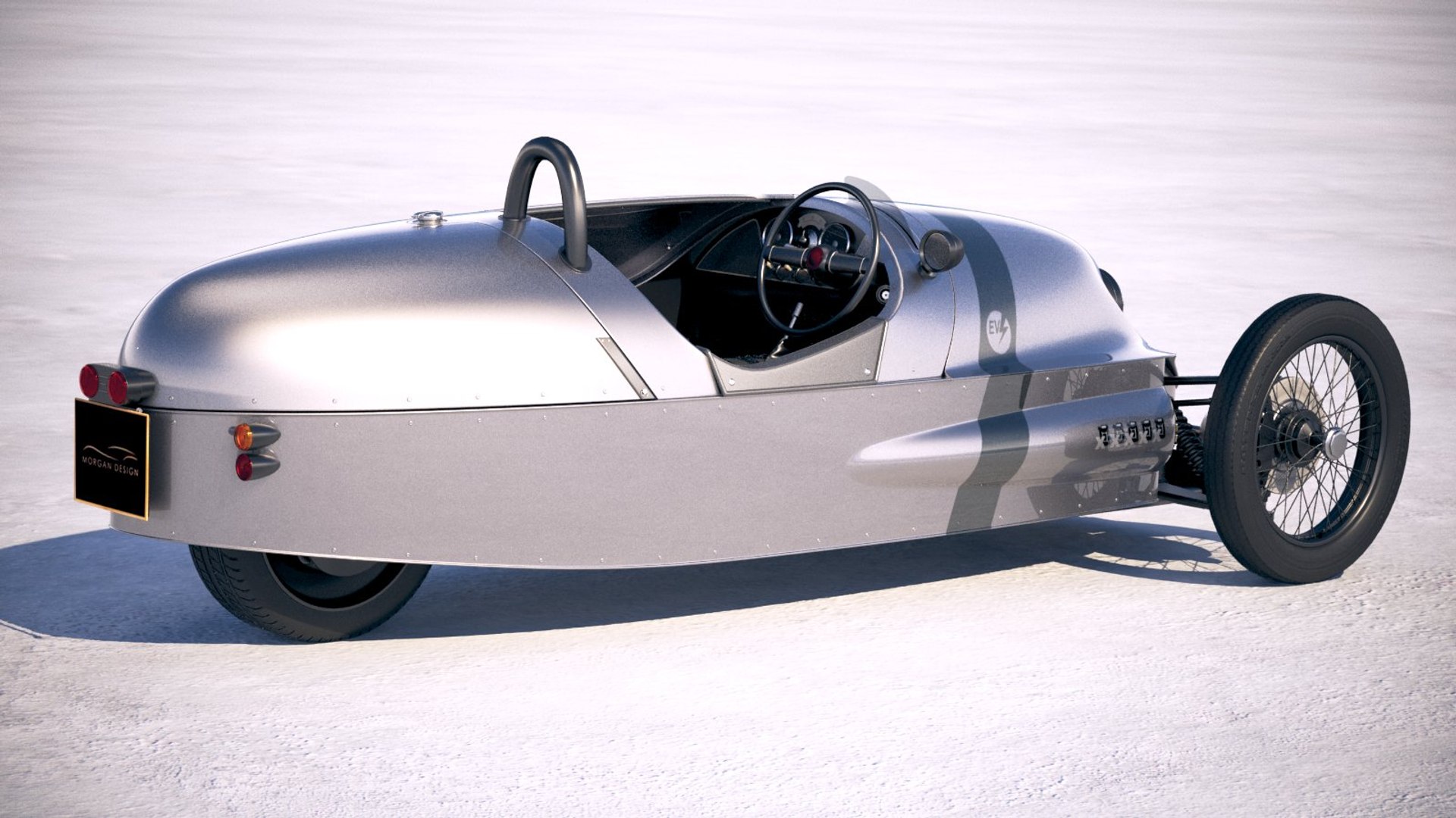 Morgan 3 Wheeler 3D Model - TurboSquid 1293596