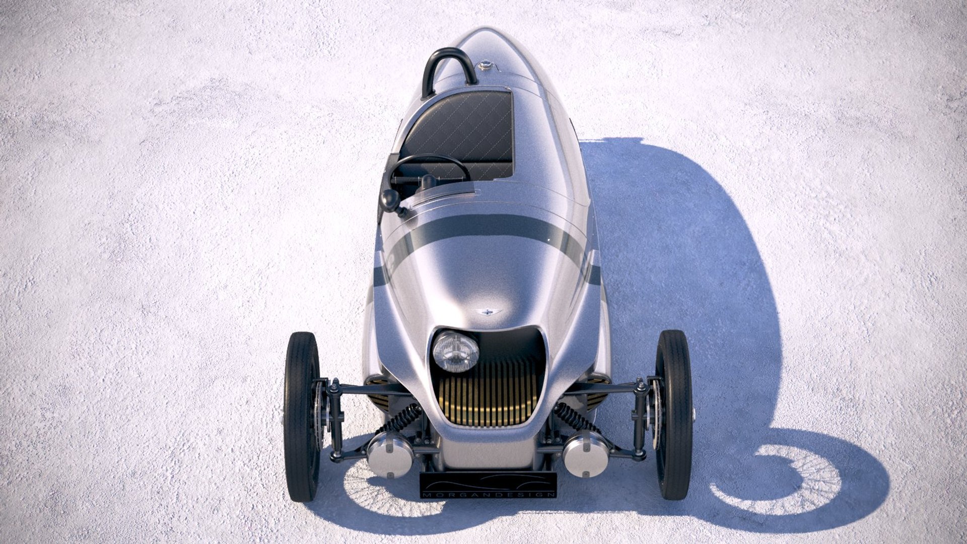 Morgan 3 Wheeler 3D Model - TurboSquid 1293596