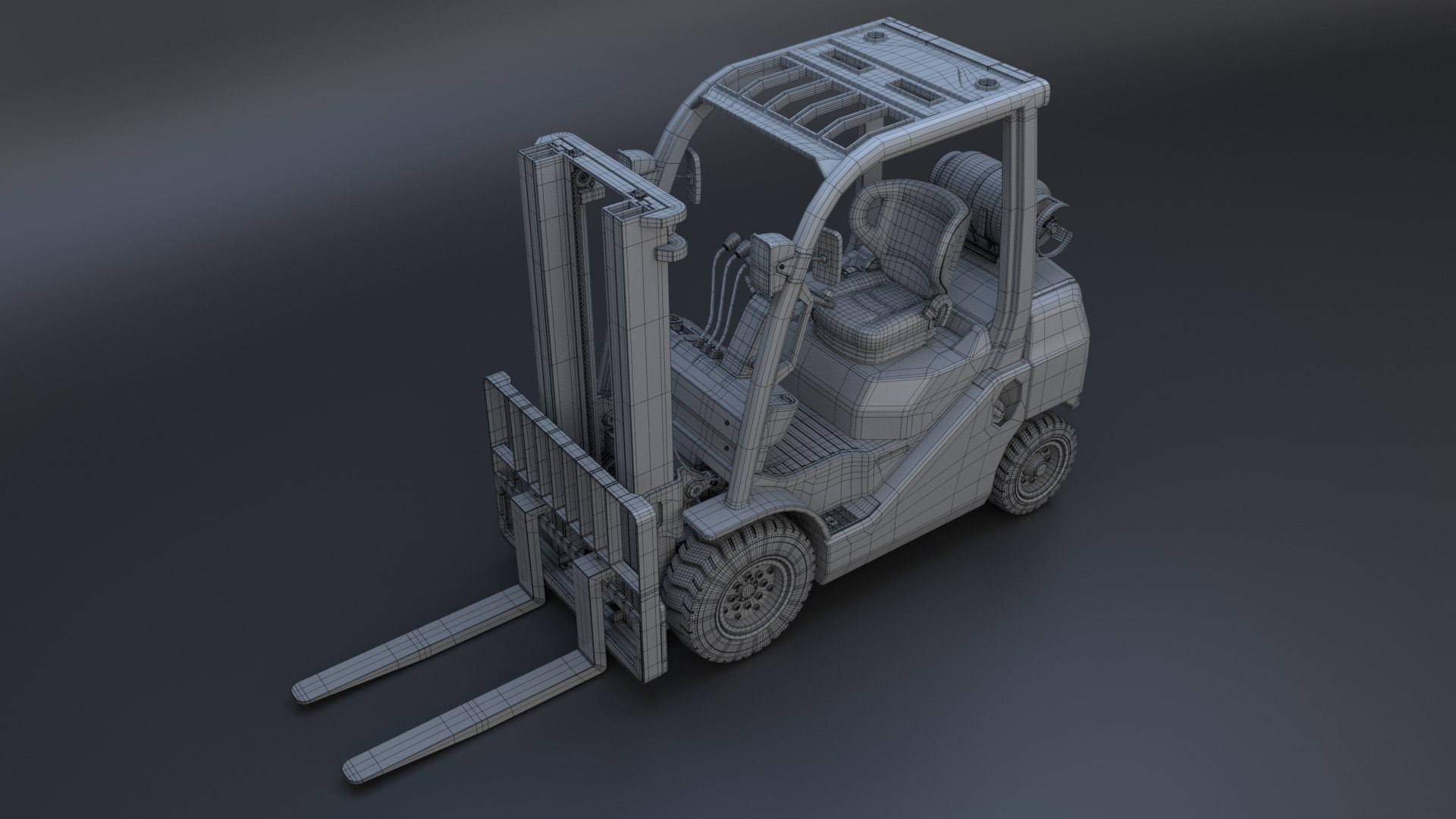 Forklift Fork Lift 3D - TurboSquid 1493211