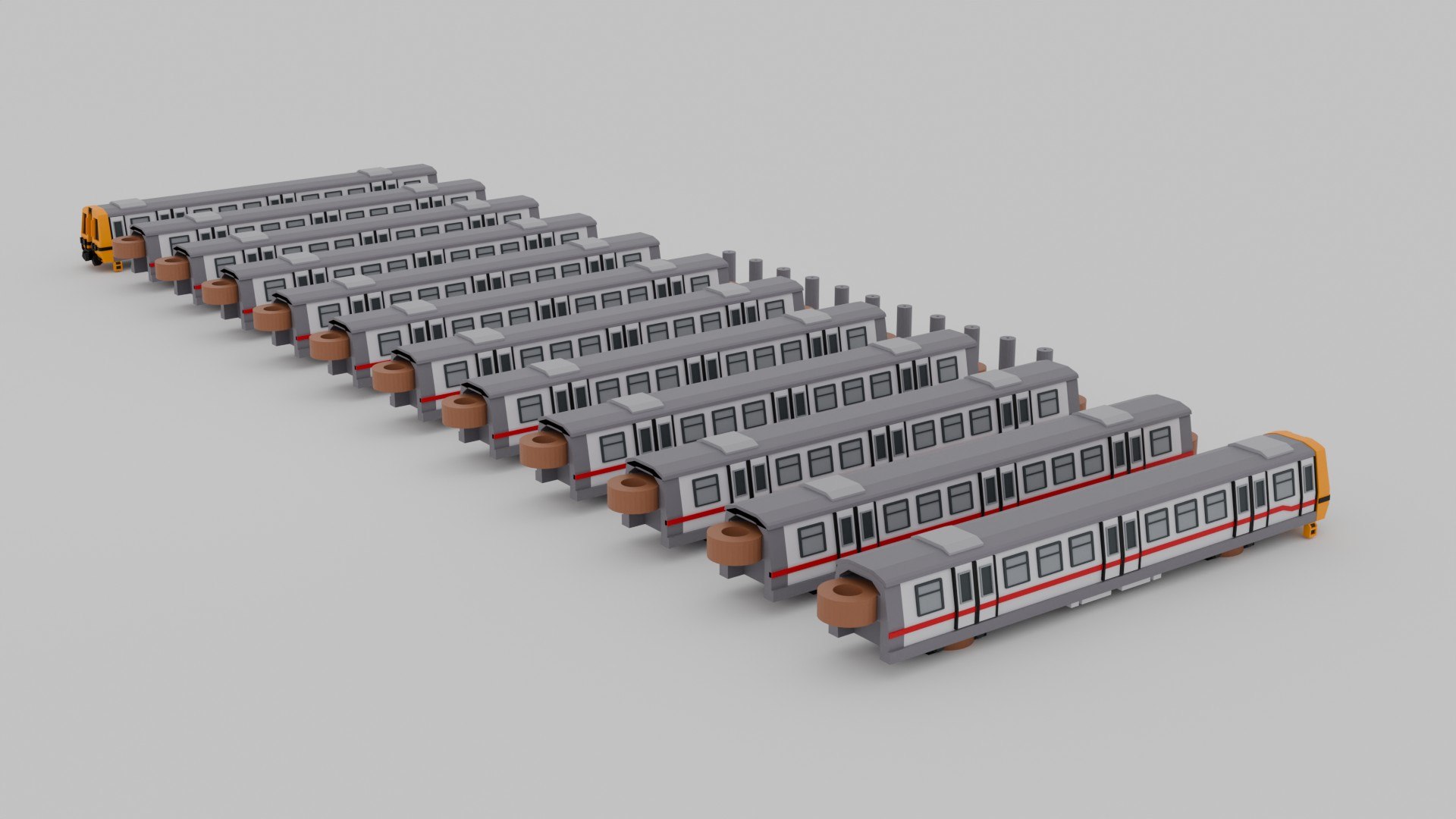3D Metro Cammell EMUs Train For 3D LCD Printing - TurboSquid 2215572