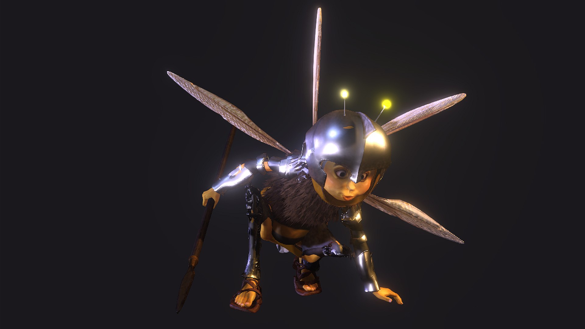 Dancing Bee 3D Model - TurboSquid 1896198