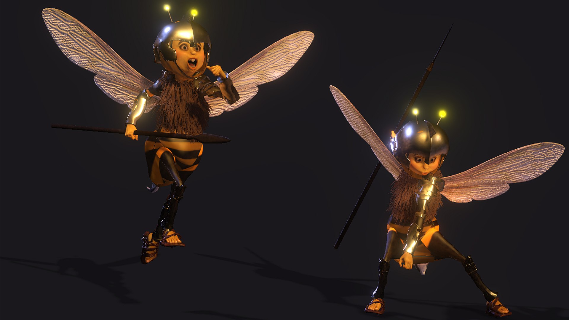 Dancing Bee 3D Model - TurboSquid 1896198
