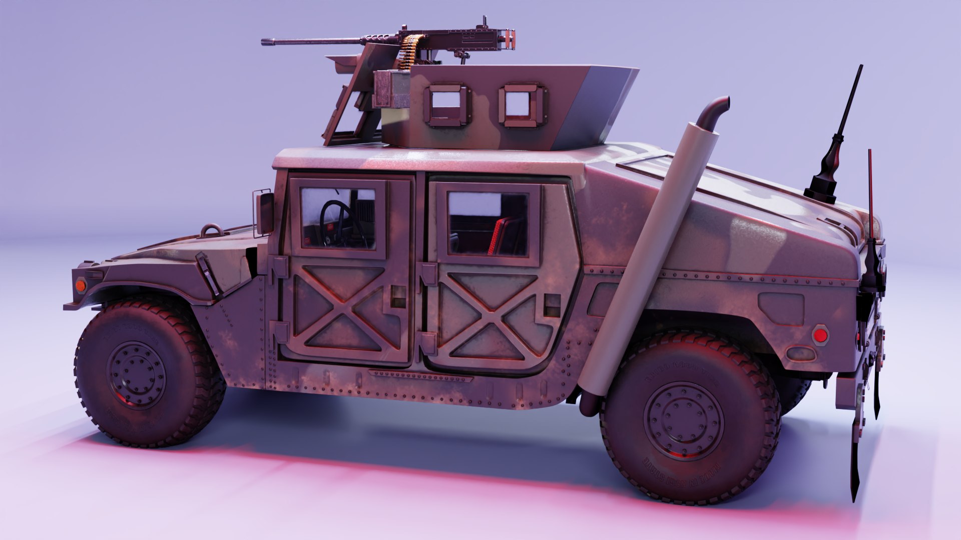 3D Humvee Millitary Vehicle Model - TurboSquid 2016927