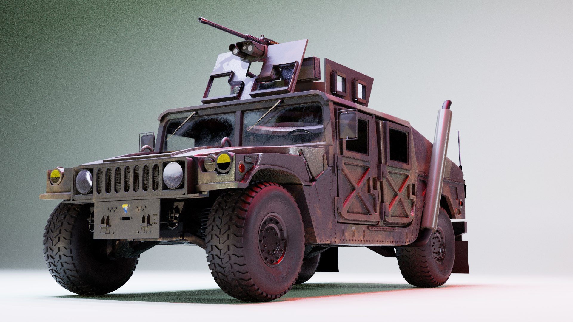 3D Humvee Millitary Vehicle Model - TurboSquid 2016927