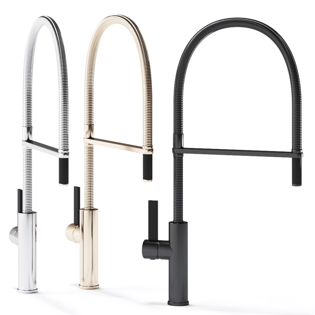 Lab-Two Single Hole Kitchen Sink Mixer By BAGNODESIGN Model ...