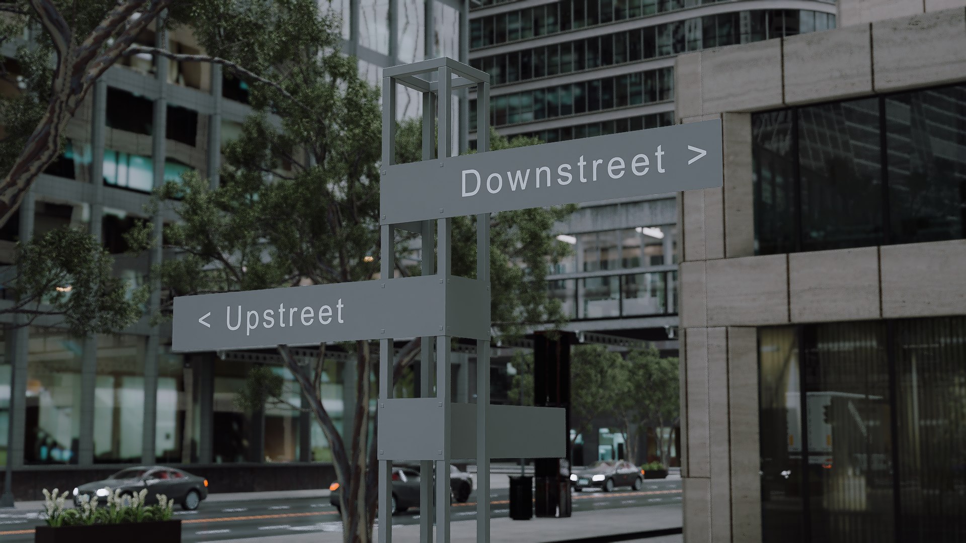 3D Model Outdoor Wayfinding Signs - TurboSquid 2292261