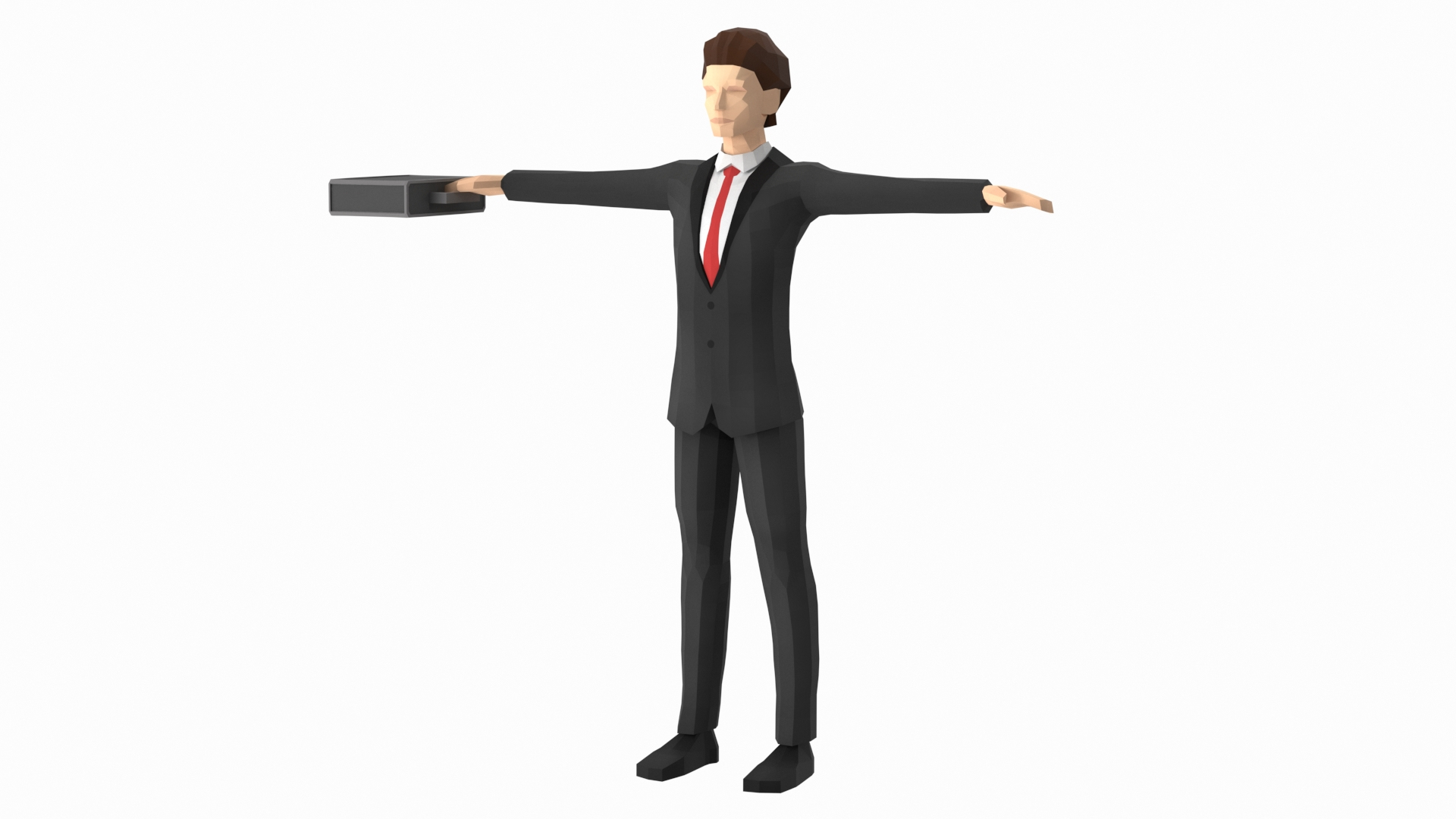Businessman Low Poly Rigged Model - TurboSquid 2185786