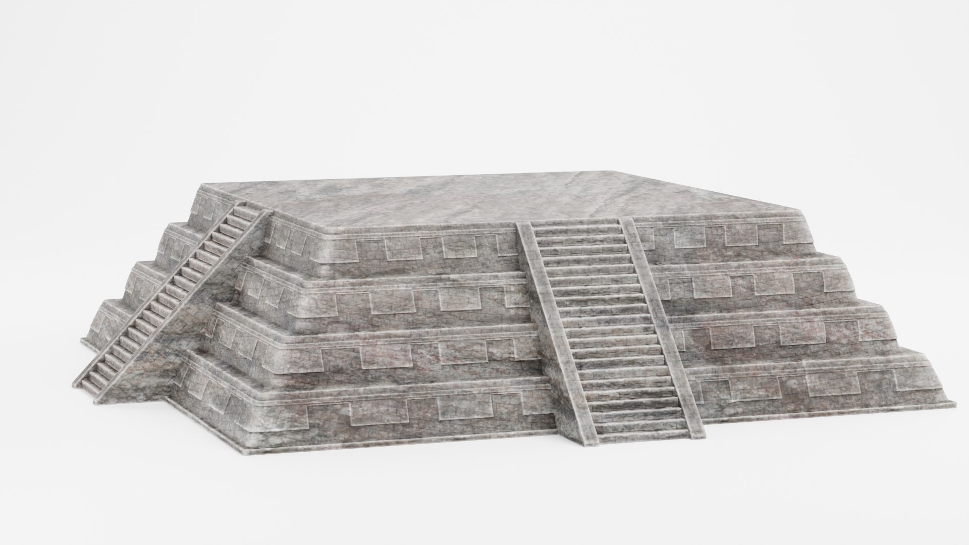 3D Model Mayan Pyramid 03 - TurboSquid 2029517