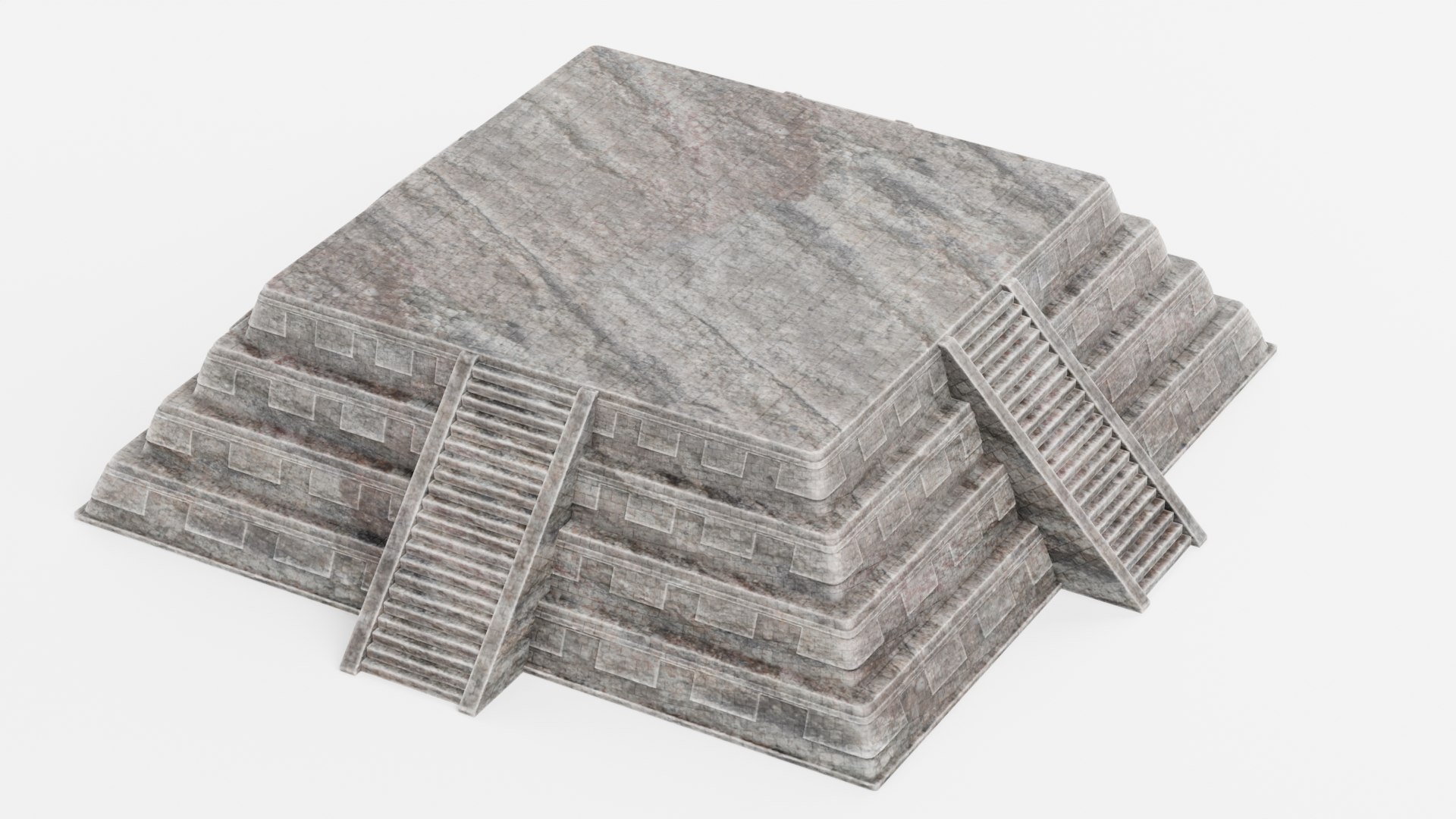 3D Model Mayan Pyramid 03 - TurboSquid 2029517