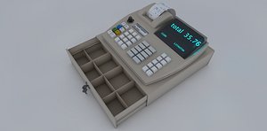 credit card reader 3d model