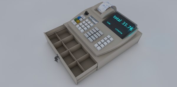 credit card reader 3d model