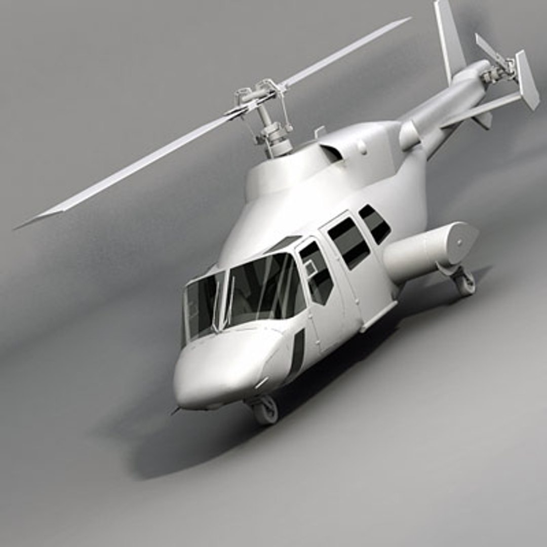3d model hangar helicopter