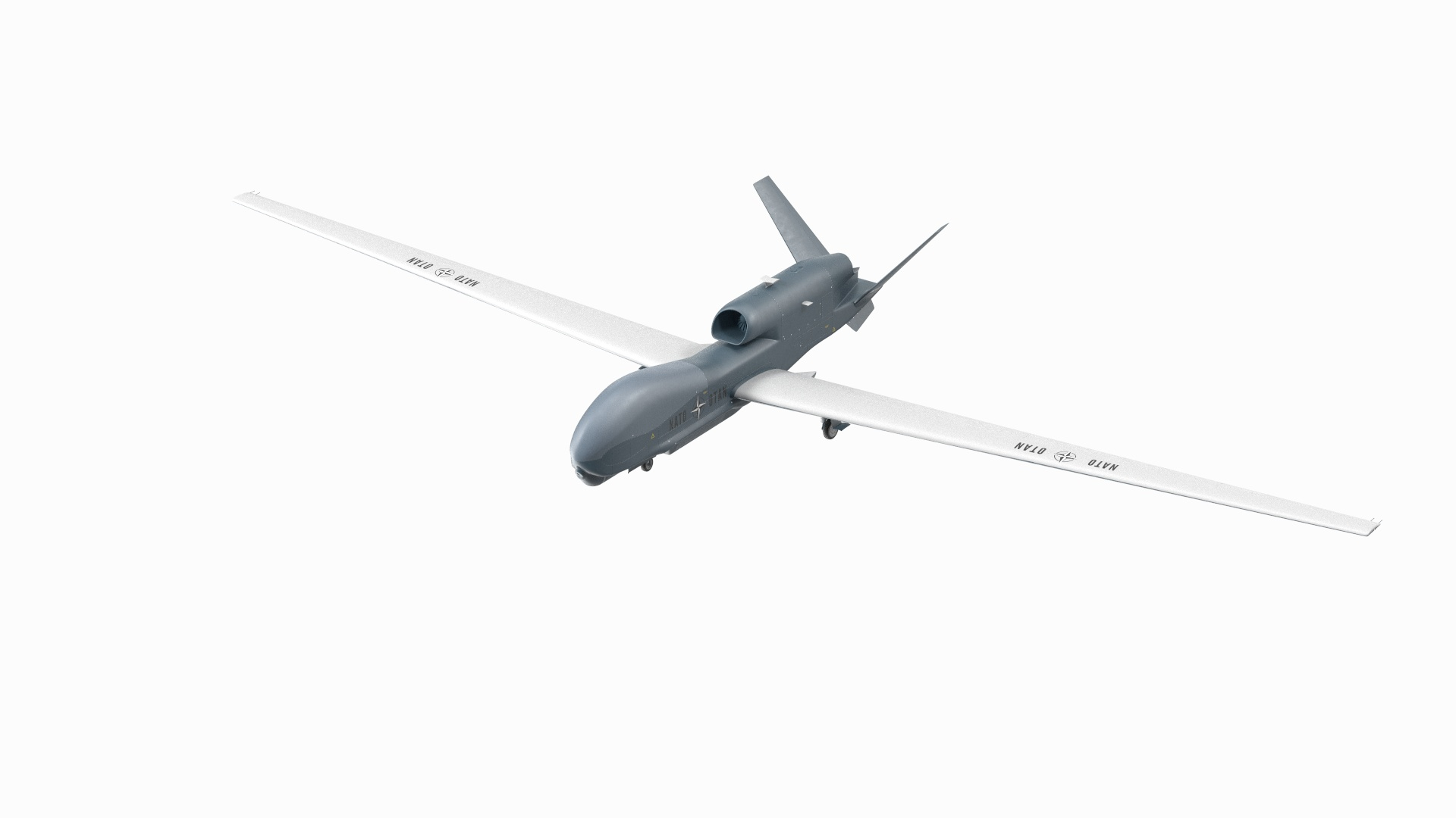 RQ-4D Phoenix Global Hawk Drone Rigged for Maya 3D model - TurboSquid ...