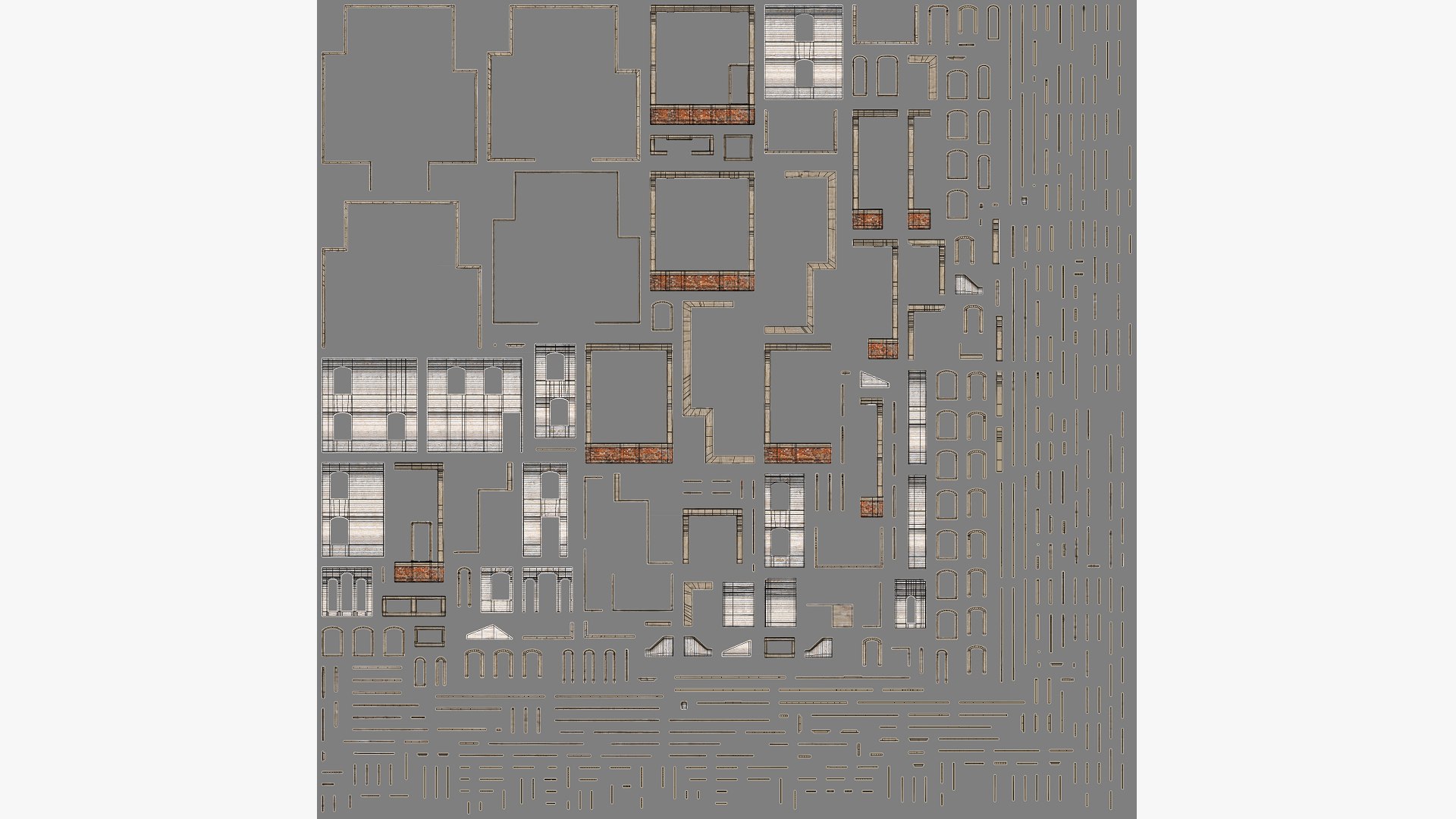 realistic bates mansion 3d model