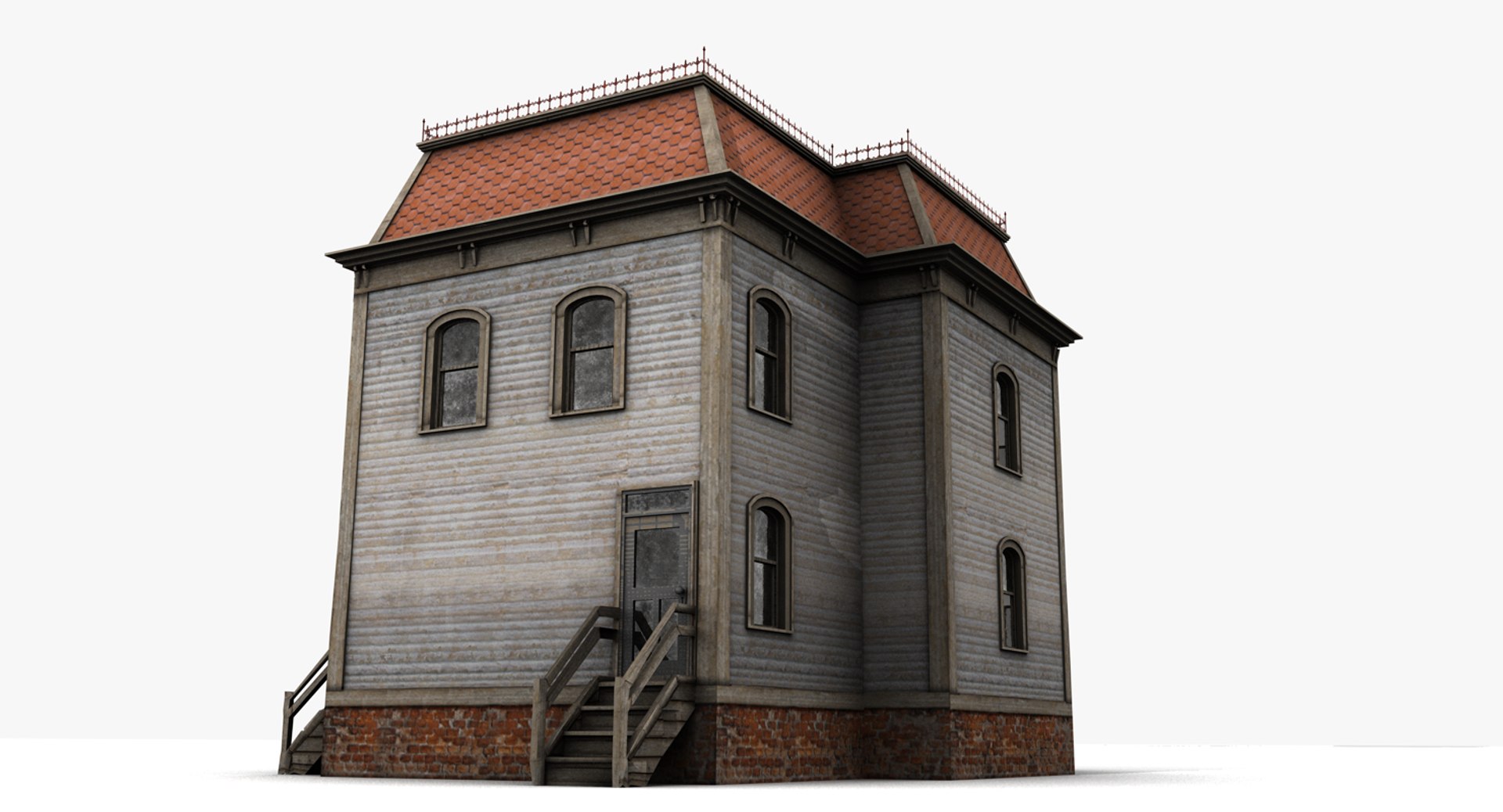Realistic Bates Mansion 3d Model