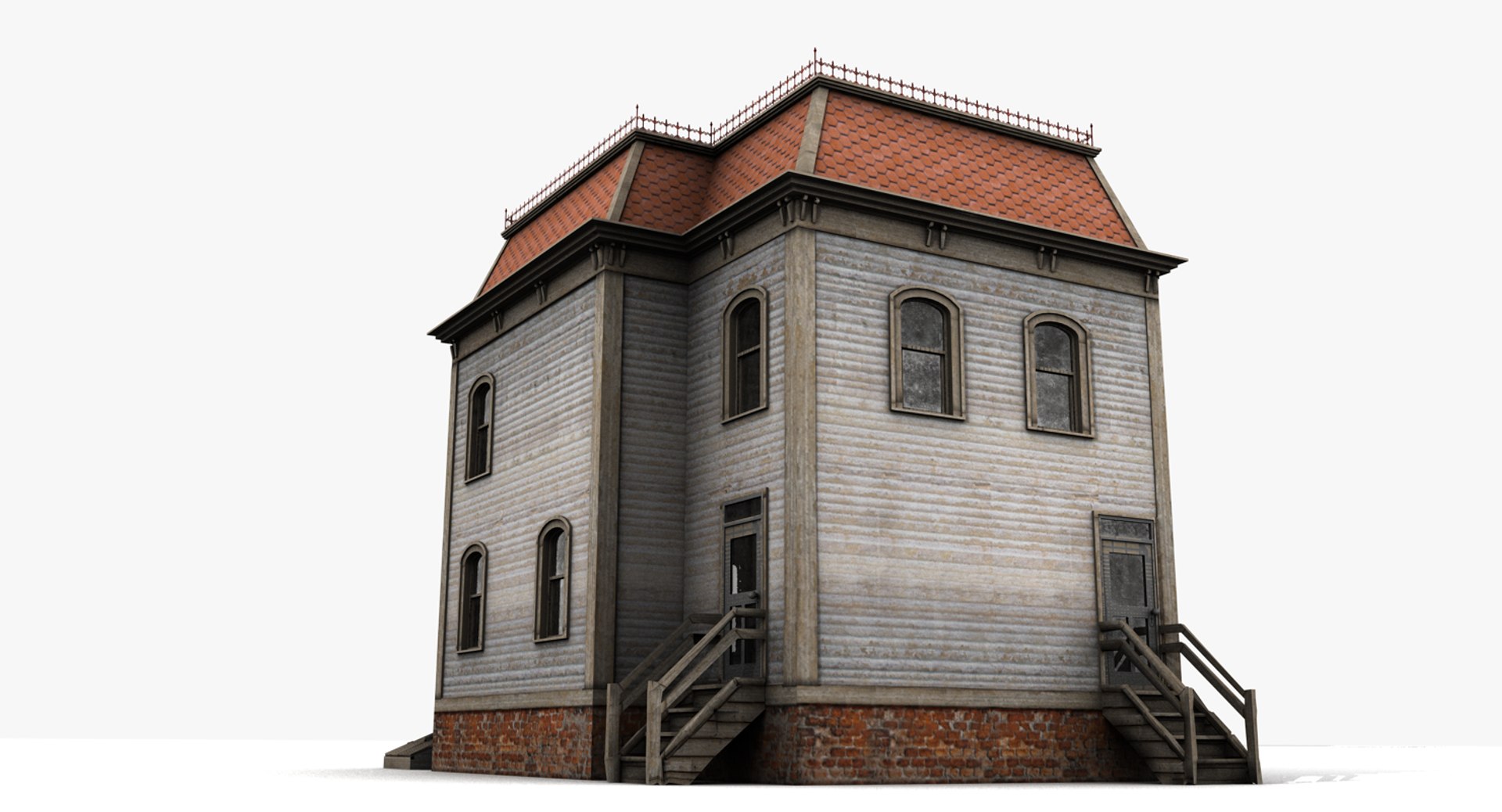 Realistic Bates Mansion 3d Model