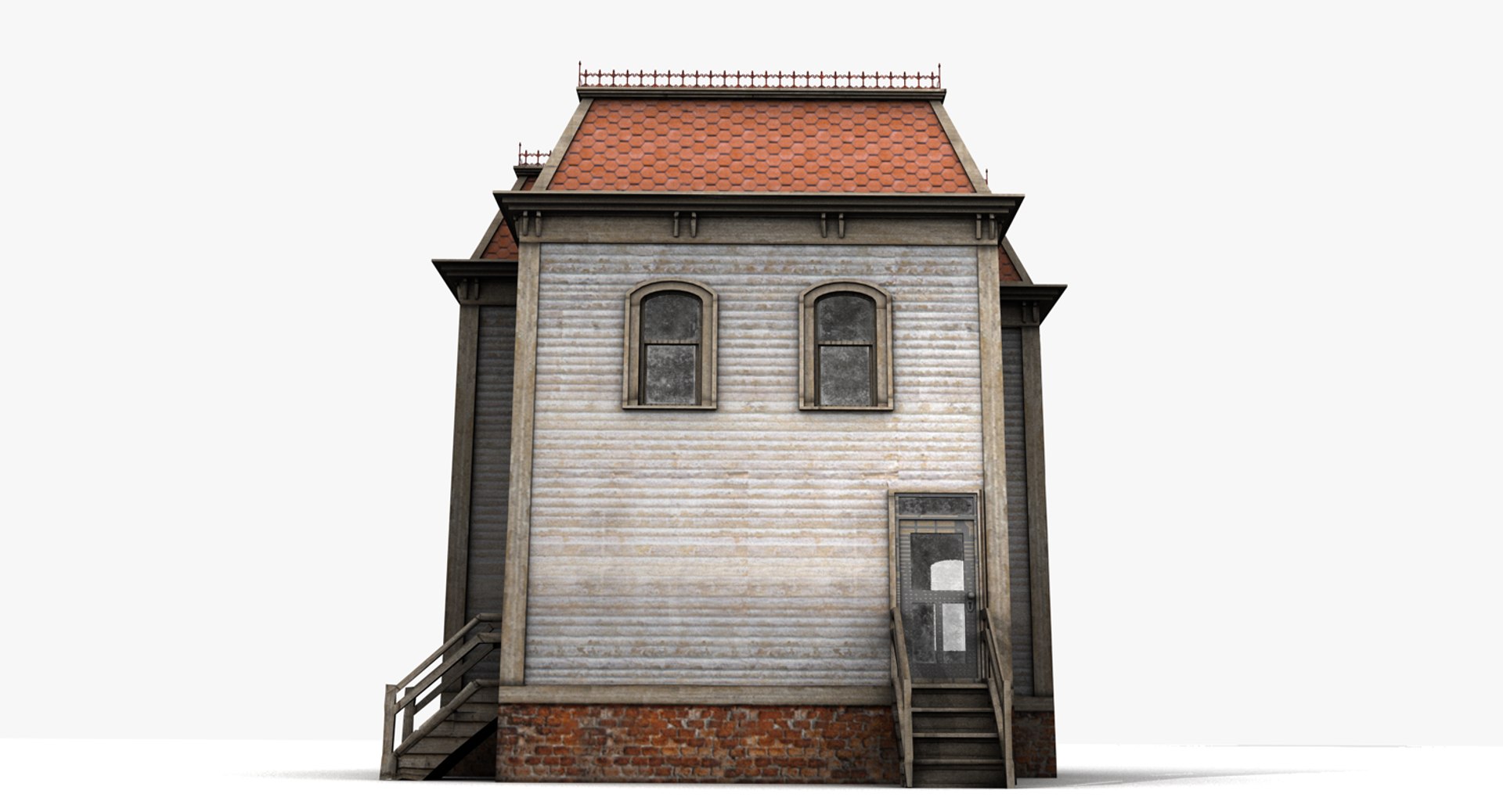 Realistic Bates Mansion 3d Model