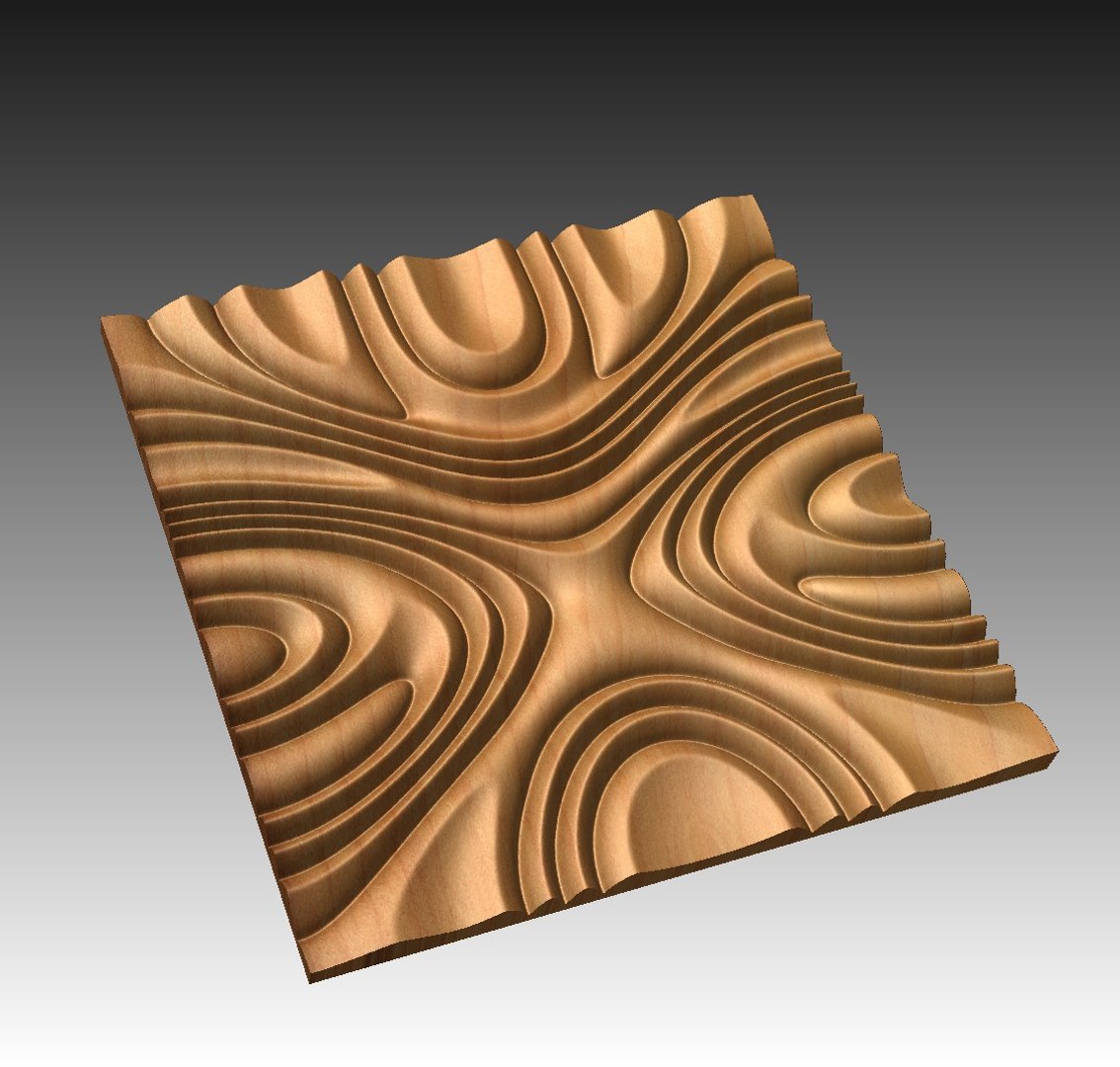 Cnc Relief 3d Model