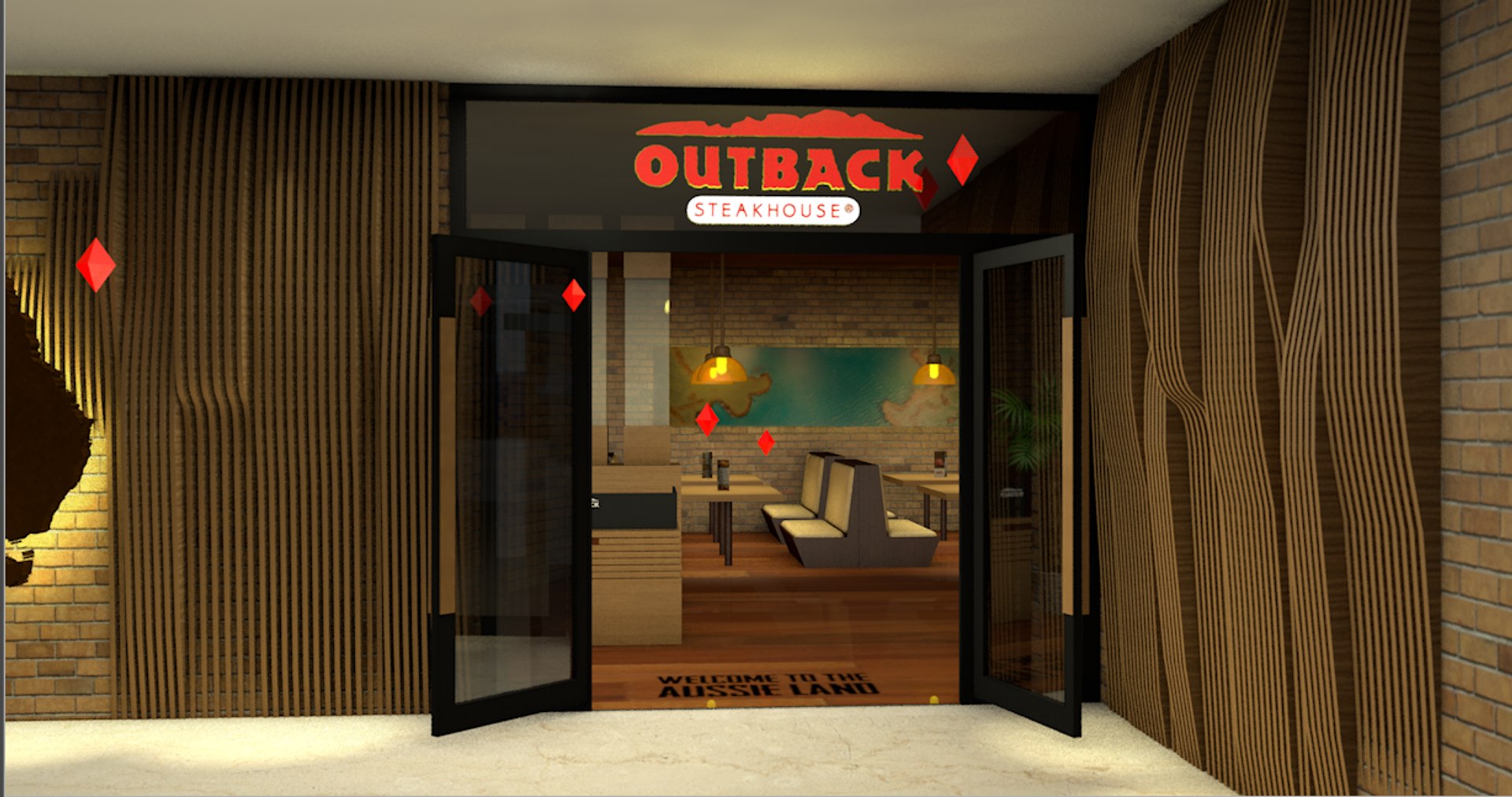Outback Steakhouse Interior