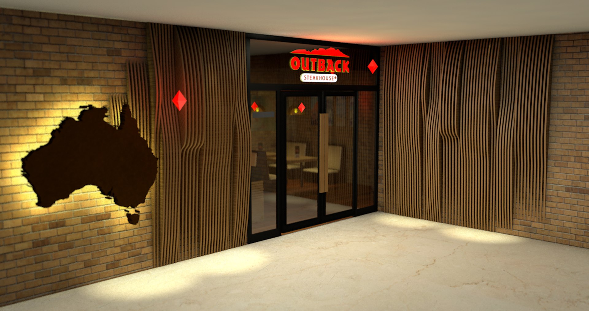 Outback Steakhouse Model - TurboSquid 1336984