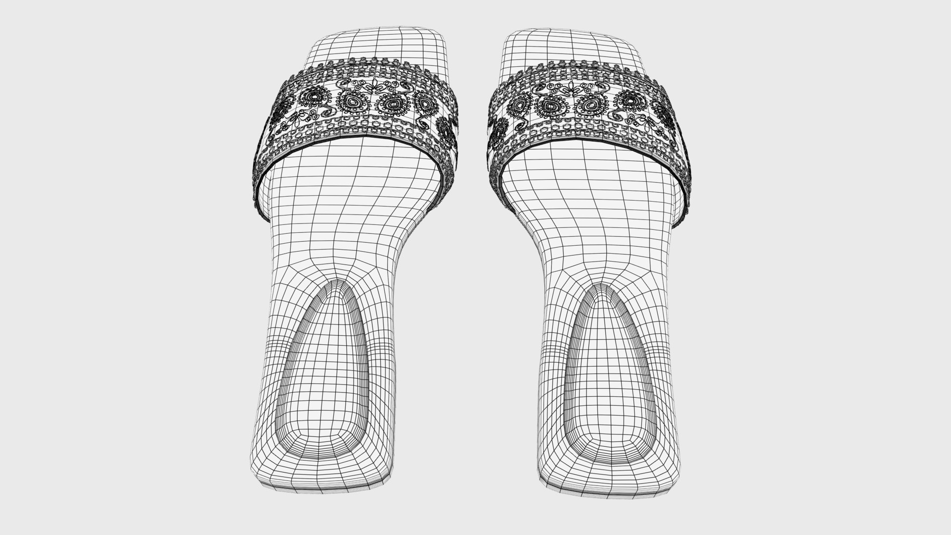 Women Slipper 36 3D Model - TurboSquid 2441236
