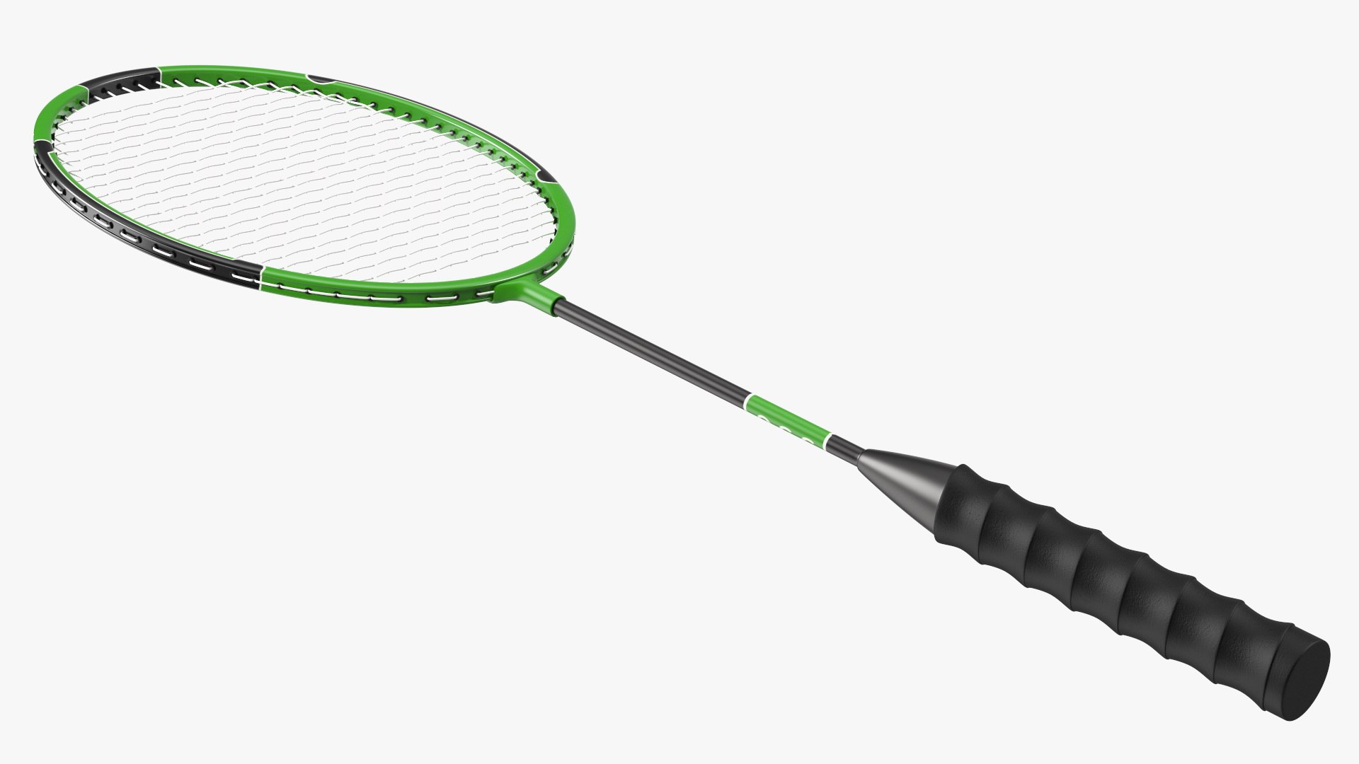Badminton Racket Green Model - TurboSquid 2146082