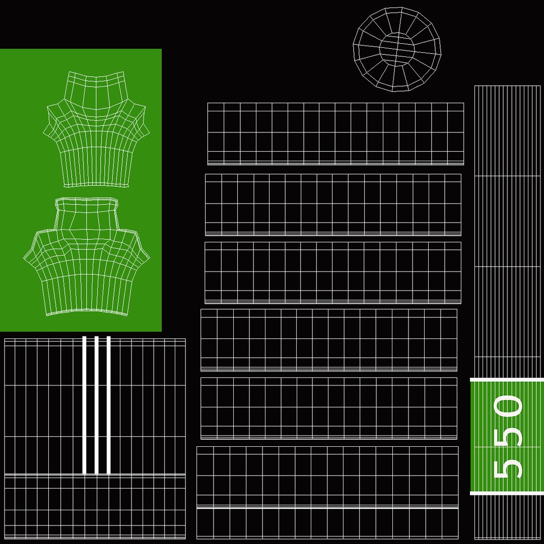 Badminton Racket Green Model - TurboSquid 2146082