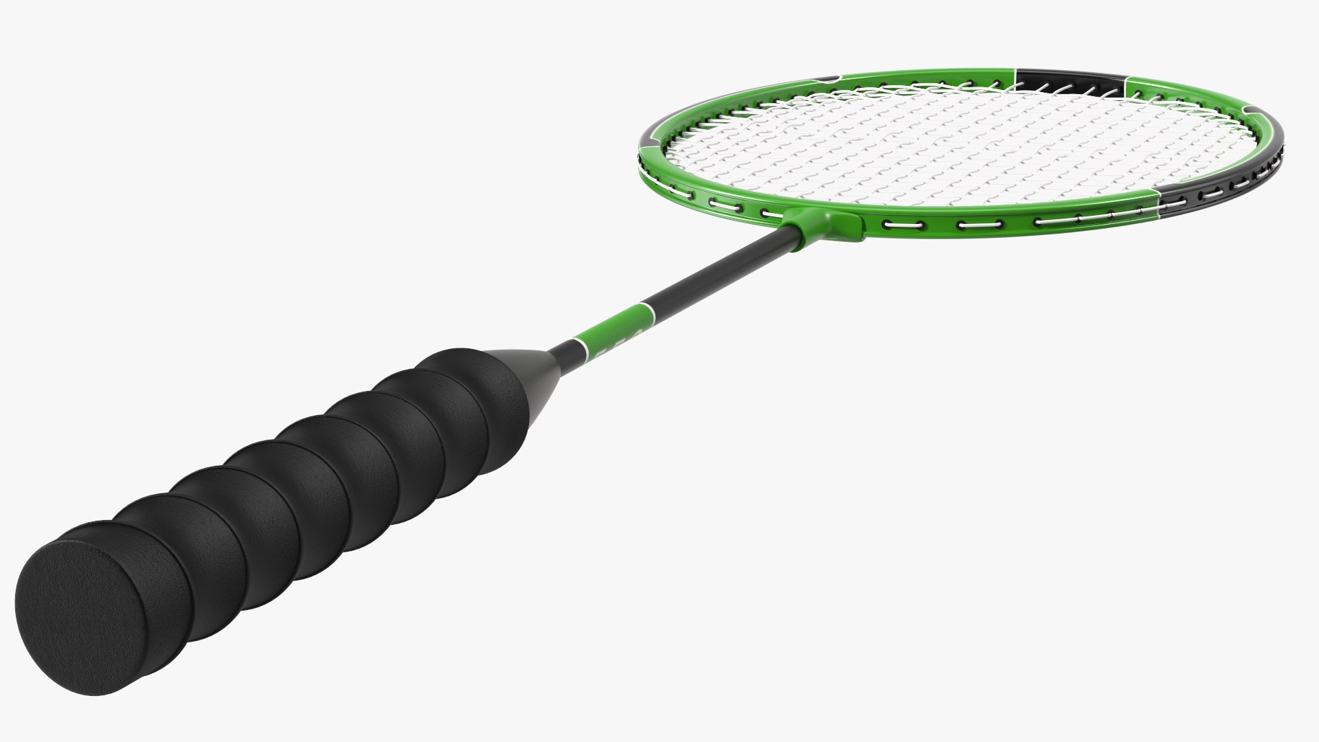Badminton Racket Green Model - TurboSquid 2146082