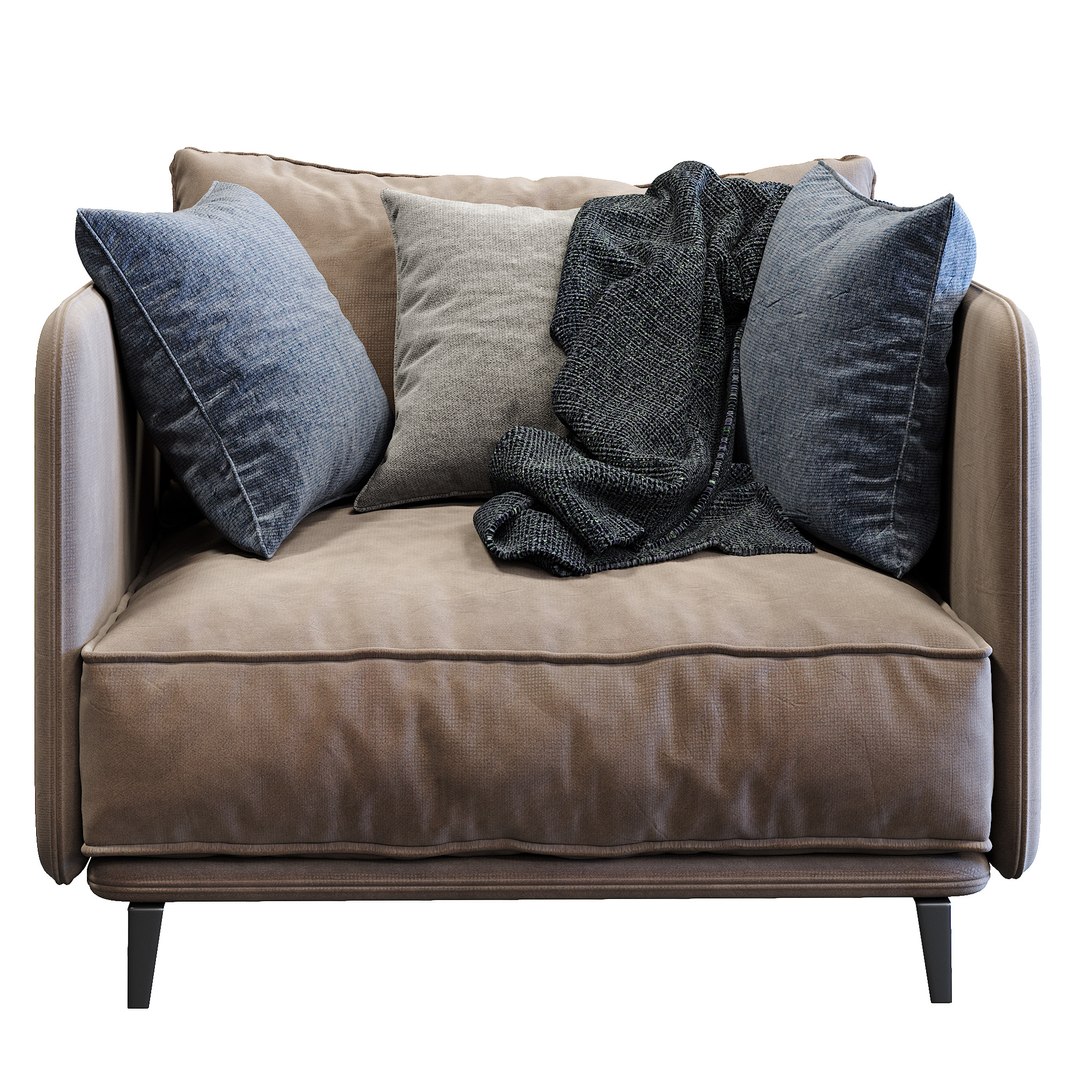 3D Model Armchair K2 Arflex - TurboSquid 1654970