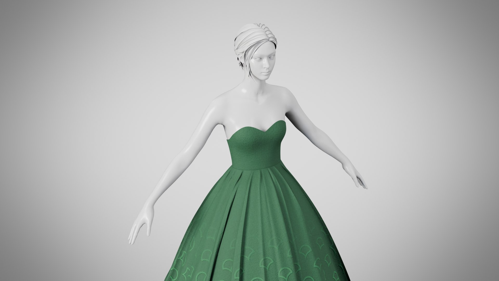 Dress 47 Everglade 3D Model - TurboSquid 2525427