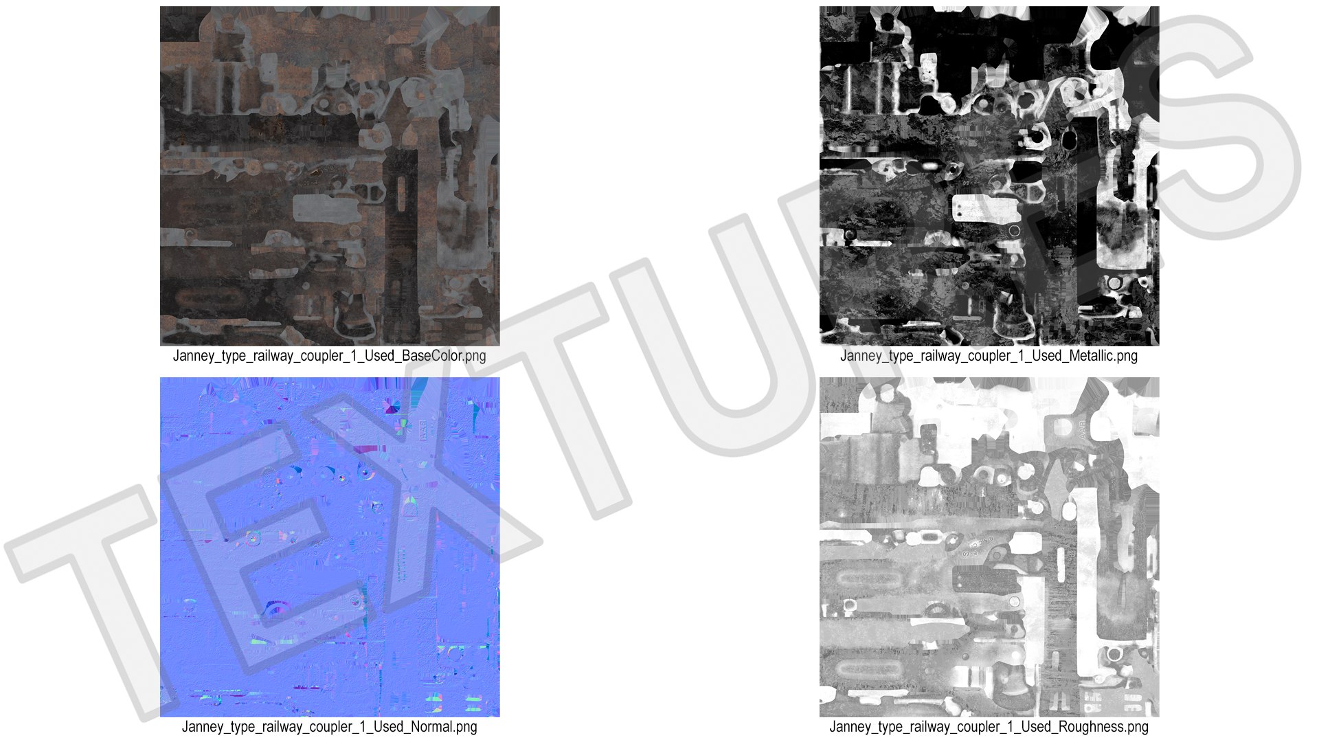 Janney Coupler AAR Type E Used 3D Model - TurboSquid 2308486