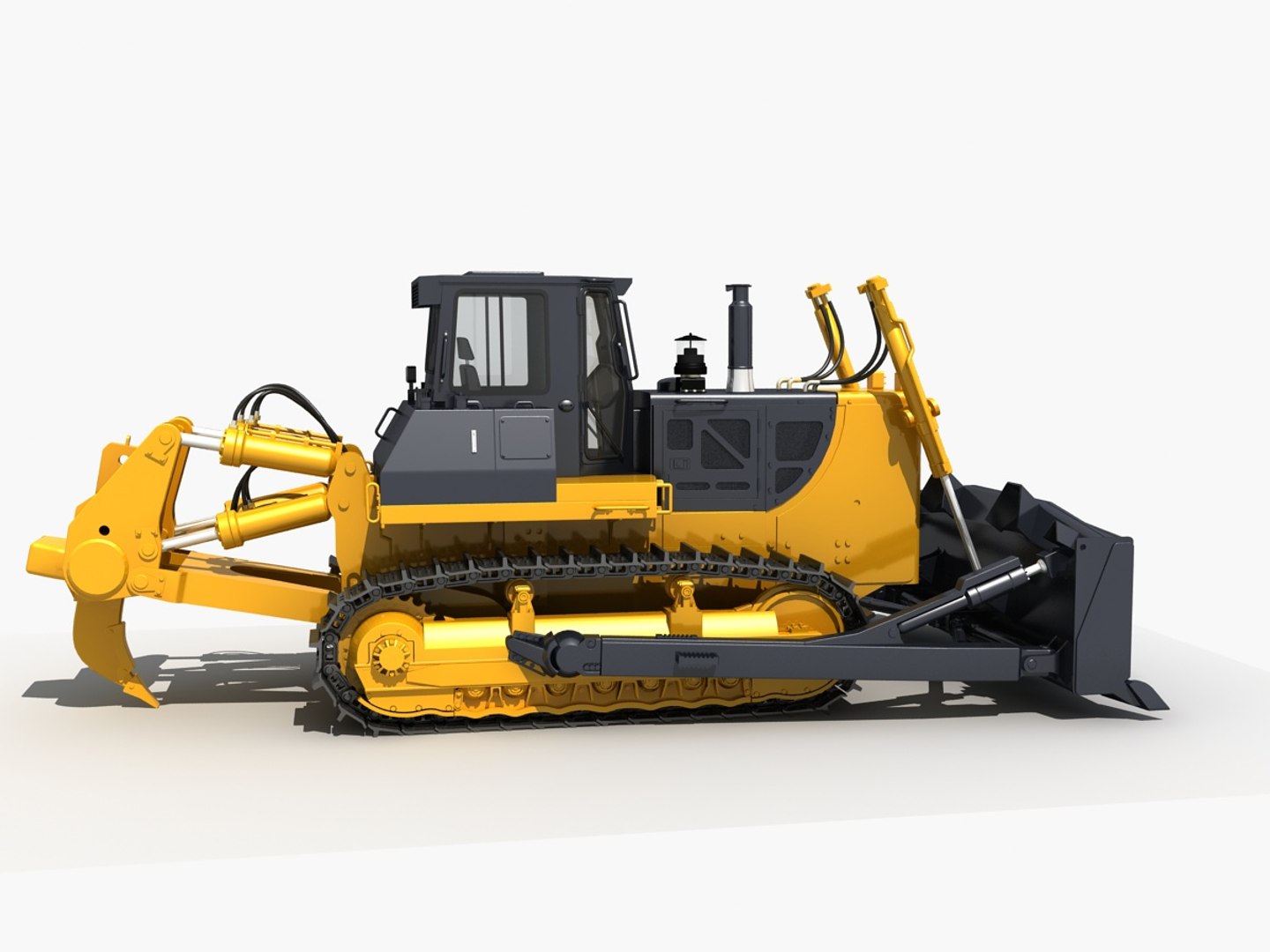 3D Dozer Bulldozer - TurboSquid 1236166