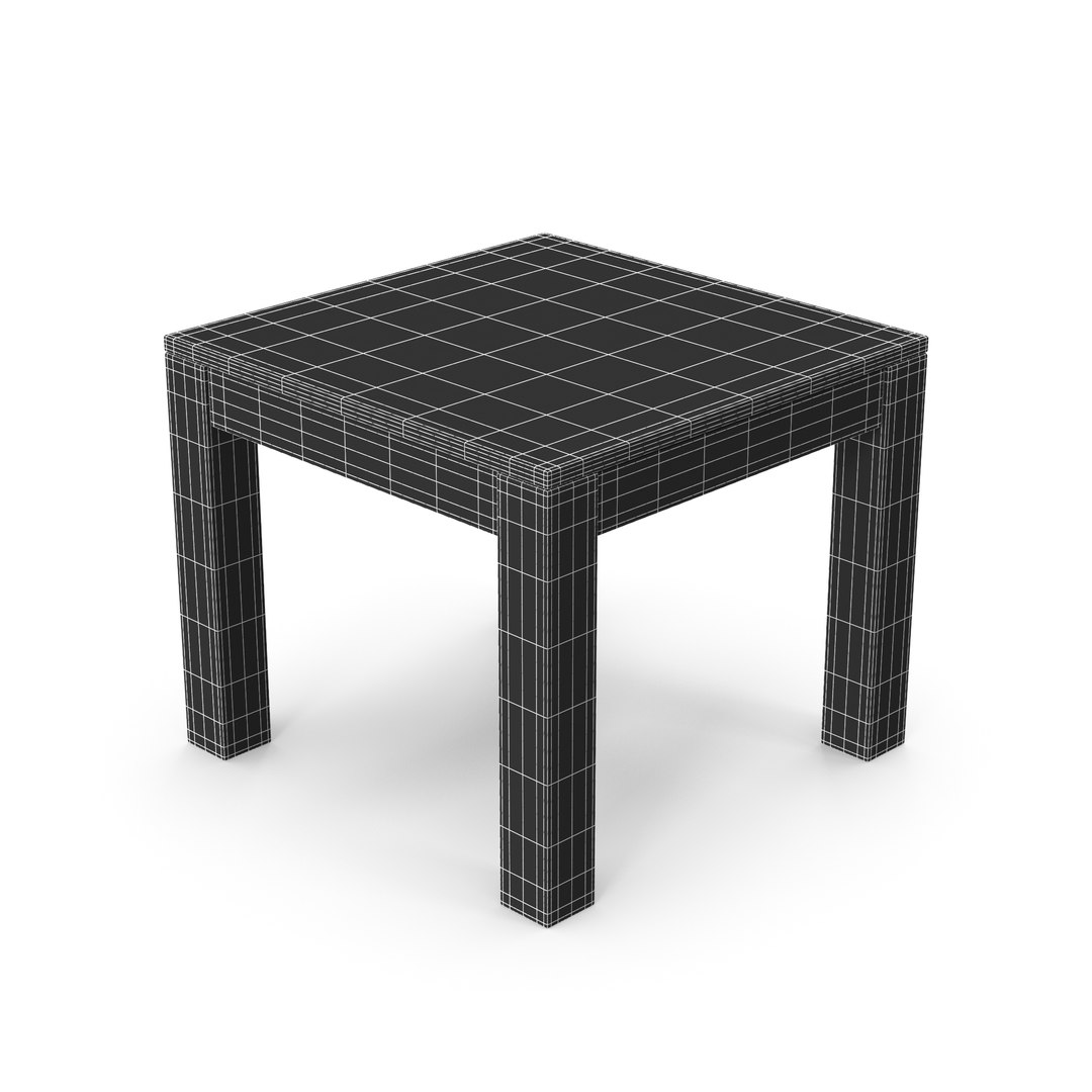 3D Model Square Table - TurboSquid 1842634