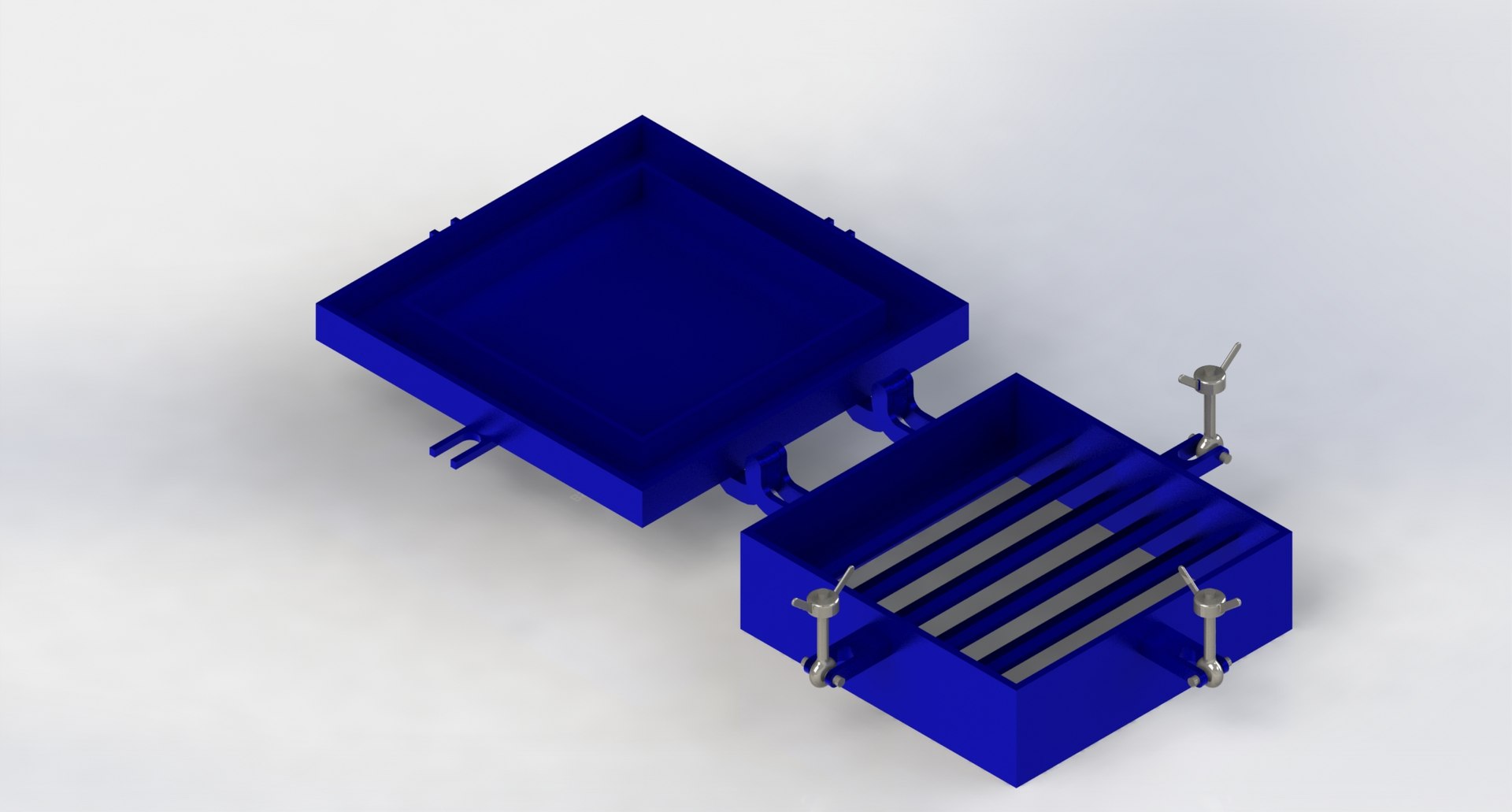 Closable Louver 250x250 Mm 3D - TurboSquid 2183276