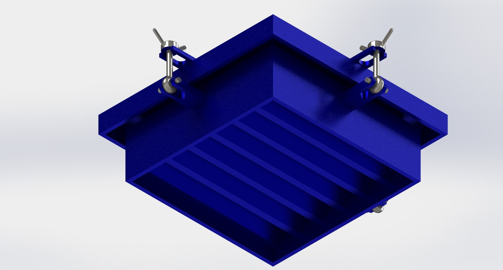 Closable Louver 250x250 Mm 3D - TurboSquid 2183276