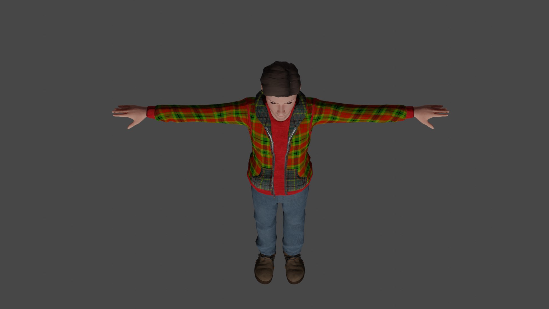 Young Guy Low-poly Ready 3D Model - TurboSquid 1577314