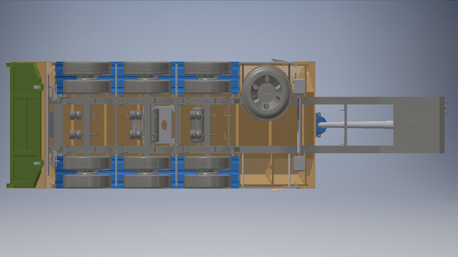 Dumping Semi Trailer Assembly 3D Model - TurboSquid 2226381