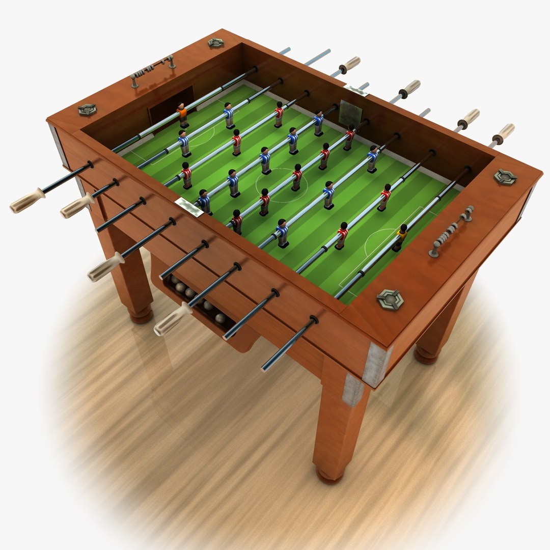 3d model football table