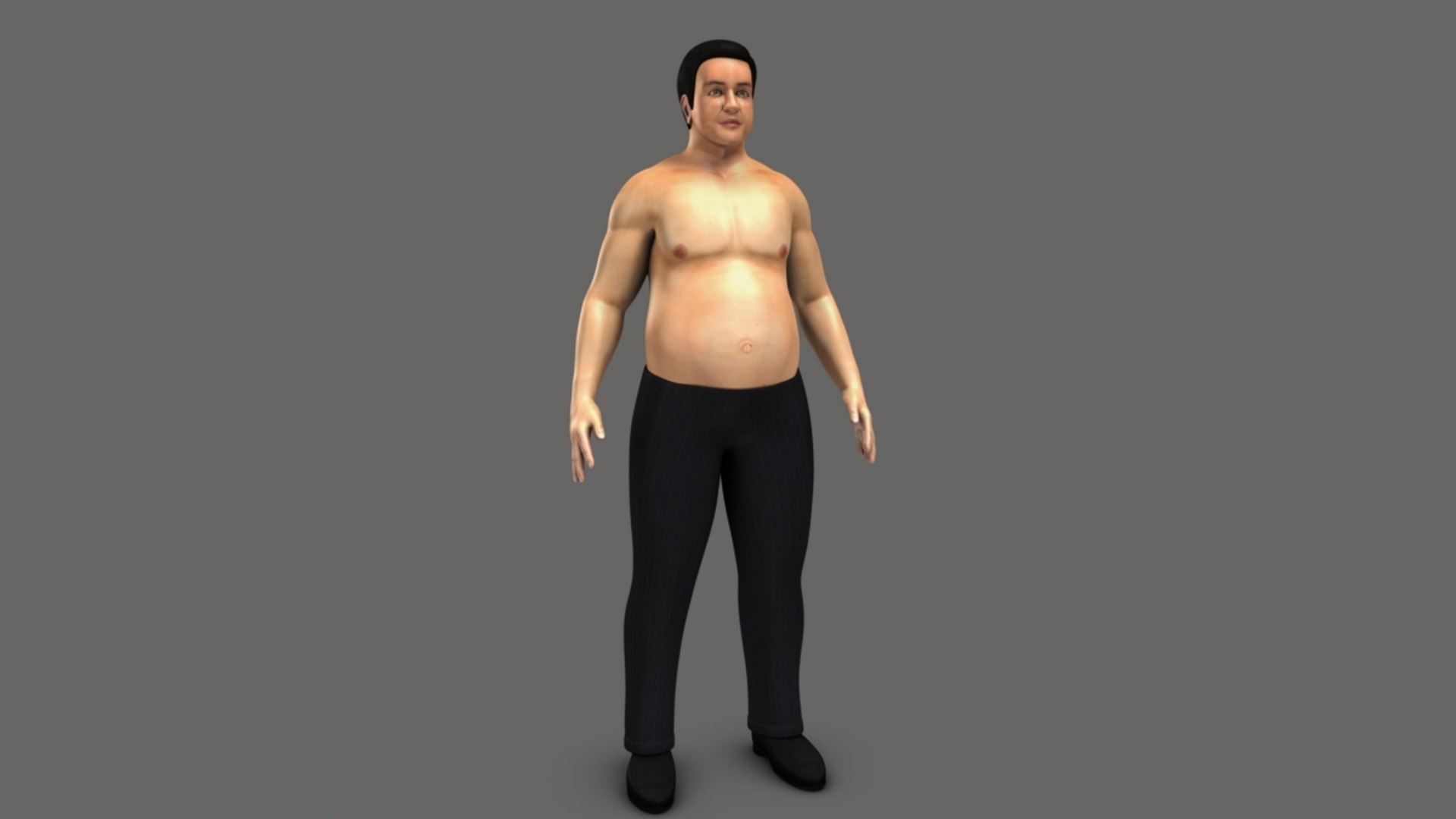 3D Obesity Body Mass - TurboSquid 1261529