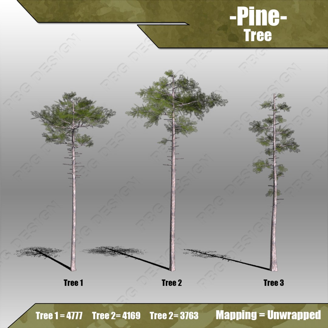 3ds Max Pine Tree