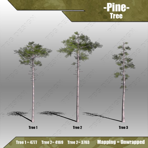 3ds max pine tree